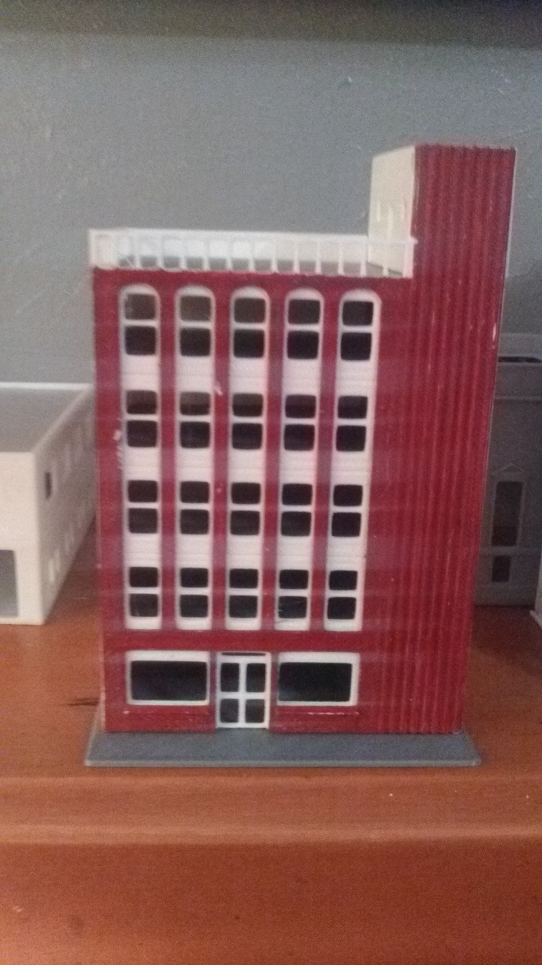 3D file N scale Modern City Apartment Building・3D printable model to ...